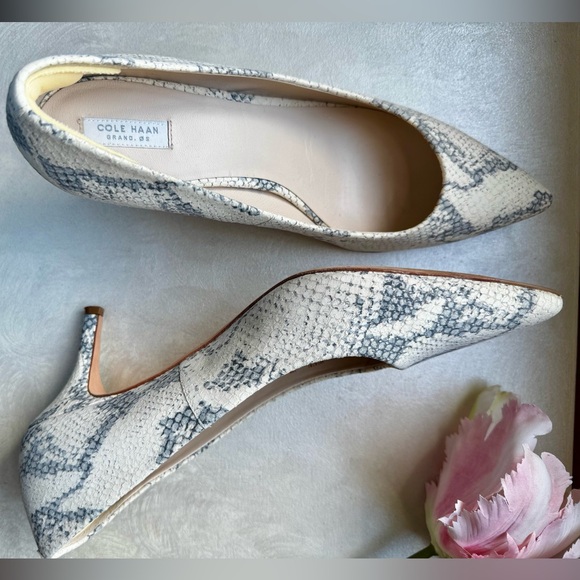Cole Haan | Shoes | Cole Hahn Soft Snake Pumps Sz B | Poshmark